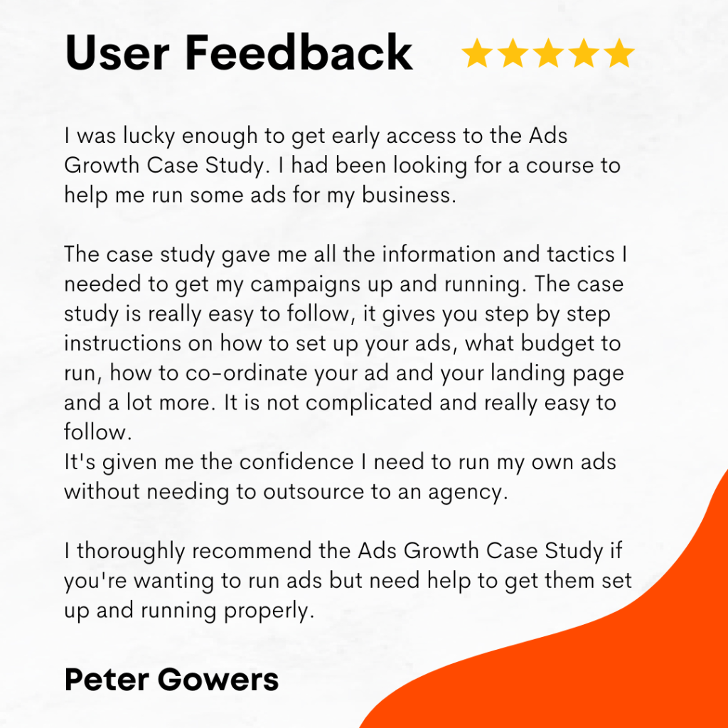 Case Study – Turn Ads Into 4x ROI - Ads Growth Academy
